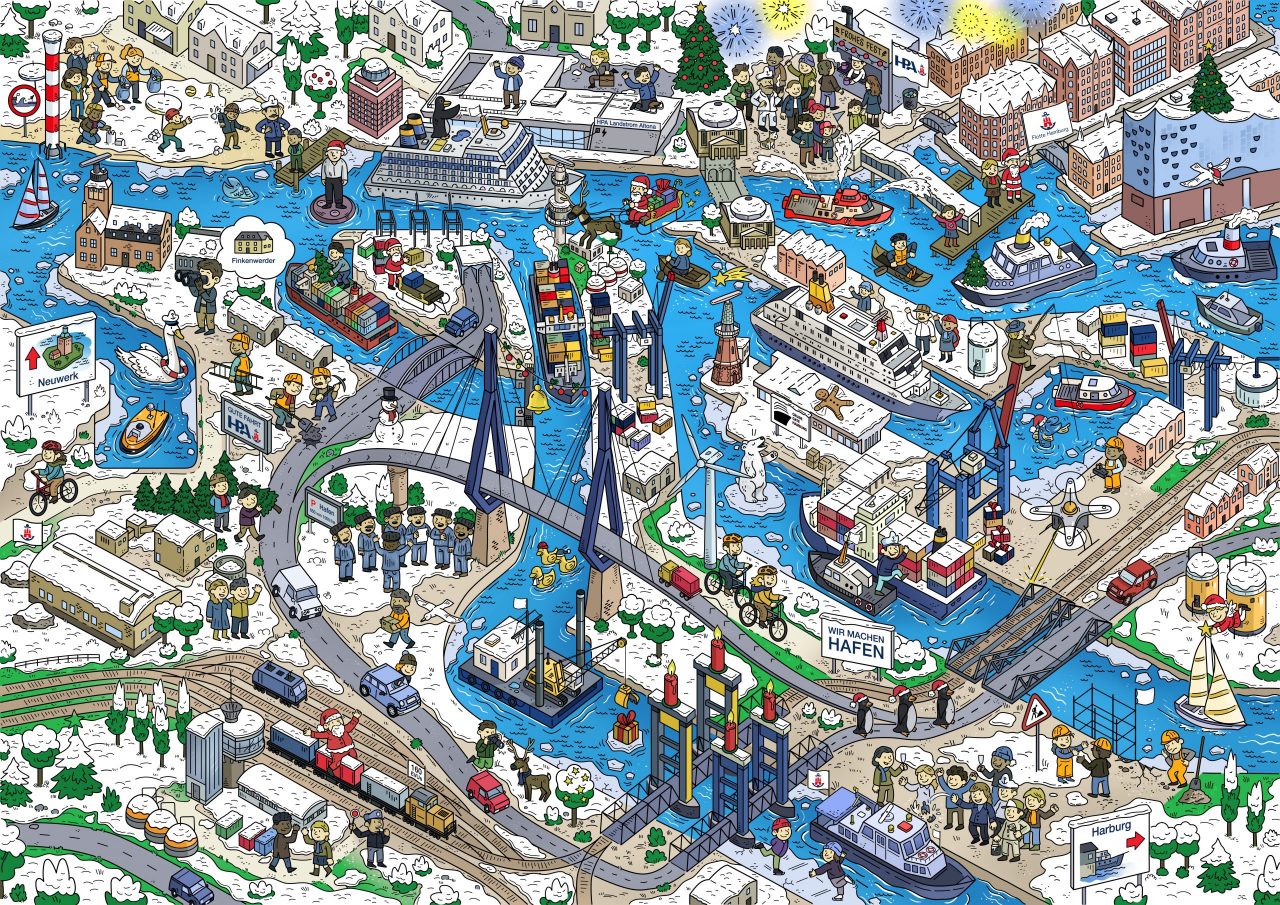 Wimmelbilder / Wimmelbild Illustratoren - Aviv Studios - Illustration ...